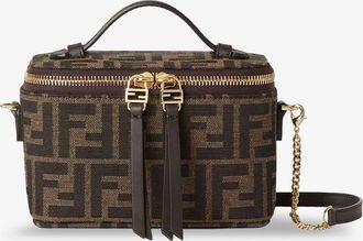 Fendi Vanity crossbody bag in FF jacquard fabric - FENDI - gender_Woman