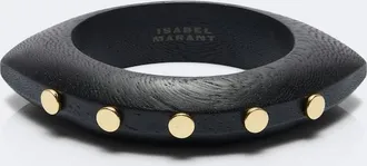 Isabel Marant Armreif Layla aus Holz mit Nieten