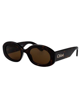 Chlo&eacute; Womens Sunglasses Ch0258s Havana Brown Acetate