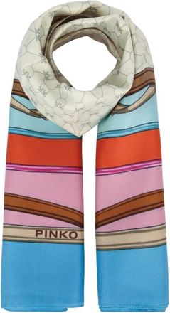 Pinko Pinko, Femme, Accessoires, Multicolore, Taille: ONE Size Limbo Foulard Twill Stampa