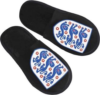 Generic Chaussons Maison Insigne De LAngleterre Avec Semelle Caoutchouc Chaussons Doux Pantoufles Pour Outdoor Hôtels Voyage L