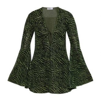Os&eacute;ree Kleid mit Lurexfaden - - Dresses - Damen - Gr&uuml;n - M