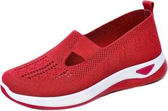 Generic Chaussures de marche confortables pour femme, baskets orthop&eacute;diques tiss&eacute;es, l&eacute;g&egrave;res et respirantes avec semelle souple, soutien de la vo&ucirc;te plantaire