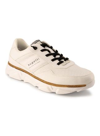 Bugatti Herren Sneaker wei&szlig; Textil