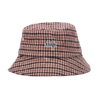 HUF Brauner Tweed Bucket Hat mit Stickerei - - Accessories - Herren - Braun - S/M