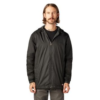 Dickies Doubl&eacute;s de molleton &agrave; capuchon 33-237 Nylon Veste, Large, Black