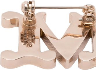 Max Mara Facella Brooch - Gold