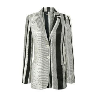 Kiton Jacket Silk - - Jackets - Damen - Grau - M
