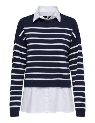 Only Onlpayson Ls Mix Pullover KNT