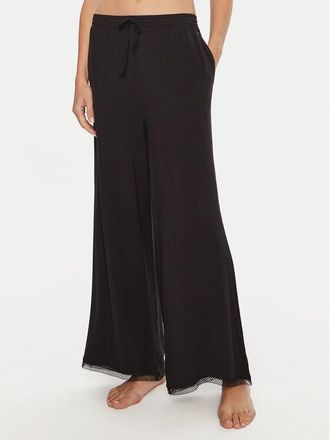 Tommy Hilfiger Pyjamahose UW0UW05575 Schwarz Relaxed Fit