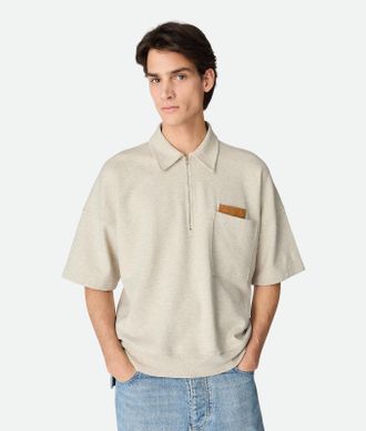 Bottega Veneta Polo En Coton Double M&eacute;lang&eacute; - Bottega Veneta