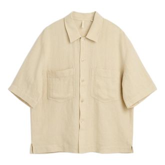 Sunflower Kurzarmhemd - - Shirts - Herren - Beige - M