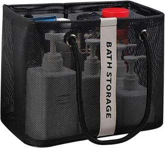 Generic Sac de plage en maille - Sac de toilette &eacute;tanche au sable - Sac de piscine &eacute;tanche avec grande capacit&eacute; - Sac de transport pliable pour lext&eacute;rieur, le