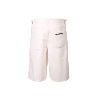 Jil Sander Mens White Cotton Knee Length Clothing