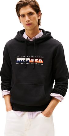 Tommy Hilfiger Herren Hoodie Colour Block Graphic mit Logo, Schwarz (Black), XL