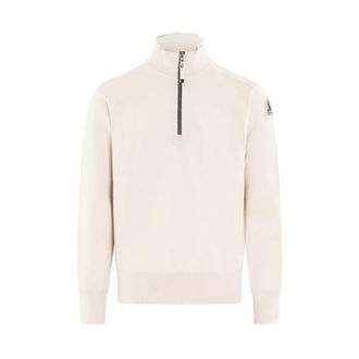 Parajumpers Beige Half Zip Stilvolle Jacke - - Knitwear - Herren - Beige - M