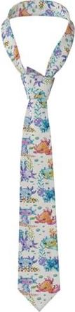 Generic Cravate Pour Hommes Axolotl Color&eacute; Du Mexique Classique Necktie &Eacute;l&eacute;gant Cravates Homme Pour F&ecirc;te Affaires Remise De Dipl&ocirc;me