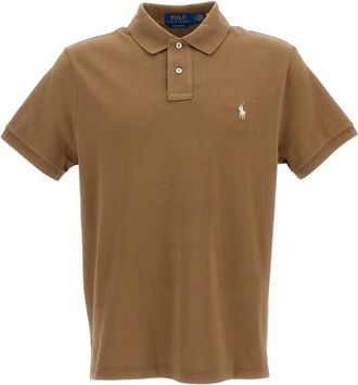 Polo Ralph Lauren Homme, Tops, Brun, Taille: M Classica Polo