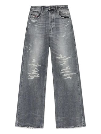 Diesel jean 1996 D-Sire à effet usé - Gris