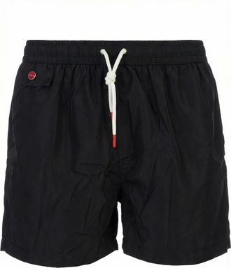 Kiton Homme, Maillots de bain, Noir, Taille: S Short Swim Boxers