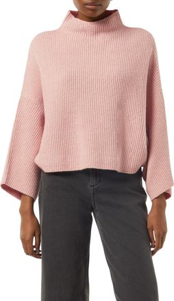 Comma Strick-Poncho mit Stehkragen