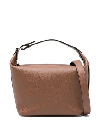 Valextra mini sac &agrave; main Mochi - Marron
