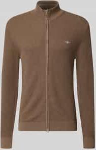GANT Regular Fit Strickjacke aus reiner Baumwolle