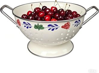 Cabilock Corbeille &Agrave; Fruits En M&eacute;tal Avec &Eacute;gouttoir Et Poign&eacute;es 22X17X9.5Cm Plateau Europ&eacute;en D&eacute;coratif Pour Fruits Noix Snacks Cuisine Et Salon