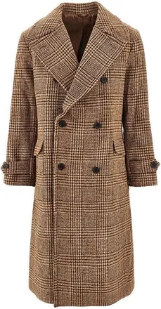Walker Slater Dyce double-breasted Harris Tweed coat Man XL