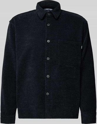 Review Regular Fit Freizeithemd mit Strukturmuster