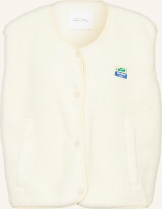 American Vintage American Vintage Teddyfell-Weste weiss