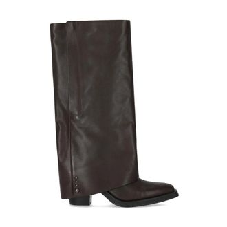 Ash Stiefelette mit Nieten und Absatz - - Shoes - Damen - Braun - 40 EU