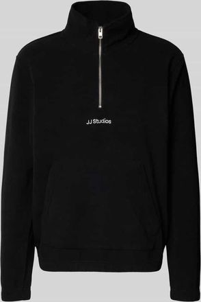 Jack & Jones Fleecepullover mit Känguru-Tasche Modell SOHO HALFZIP FLEECE