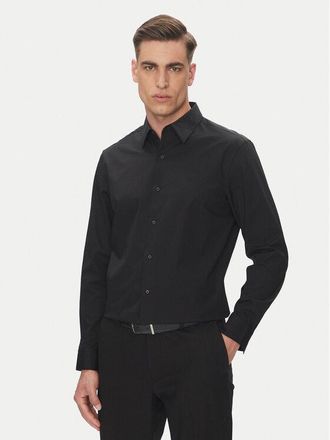 Calvin Klein Hemd LV04LB148G Schwarz Slim Fit
