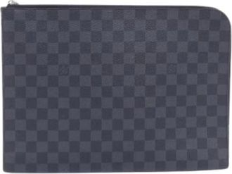 Louis Vuitton Sac pochette Pre-owned - Homme - Pre-owned - Gris - Taille: ONE Size