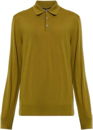Dolce & Gabbana Polo en Cachemire - Homme - Pulls - Vert - Taille: S