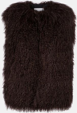 Yves Salomon Veste sans manches en shearling