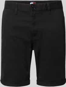 Tommy Jeans Slim Fit Chinoshorts aus Baumwoll-Mix