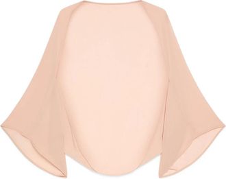 Fiorella Rubino Asymmetrischer Offener Bolero - - Jackets - Damen - Rosa - M/L
