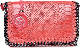 Luisa Vannini Rot Rindsledertasche