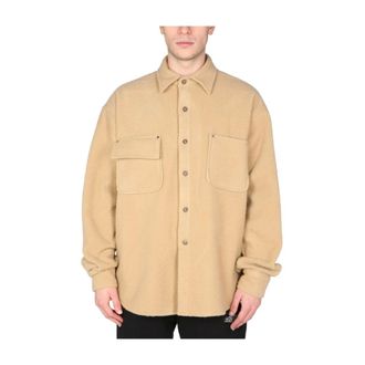 Mouty Mouty, Homme, Vestes, Beige, Taille: M Veste &agrave; Deux Boutons sur le Devant