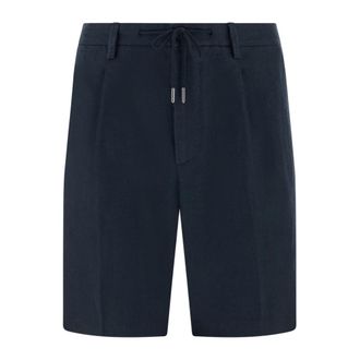 Boggi Milano Homme, Shorts, Bleu, Taille: 3XL Bermudas en Lin