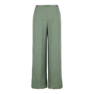 Forte_Forte Femme, Pantalons, Vert, Taille: 36 FR Pantalon Large