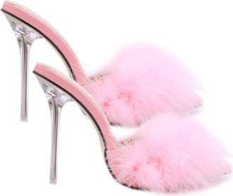 BESPORTBLE KOMBIUDA Sandales d&Eacute;t&eacute; pour Femmes &agrave; Talons Hauts Pointus Couleur Rose Taille 36 Chaussures dExt&eacute;rieur &Eacute;l&eacute;gantes et Confortables pour Soir&eacute;es Mariages