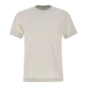 Eleventy T-Shirt mit Rundhalsausschnitt - - Tops - Herren - Wei&szlig; - S