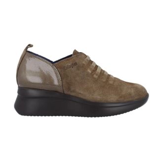 Callaghan Slip-On Sneaker aus Wildleder und Leder - - Shoes - Damen - Beige - 40 EU
