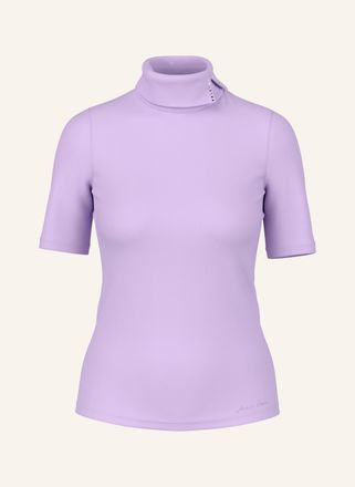 Marc Cain Rollkragenshirt Mit Schmuckperlen lila