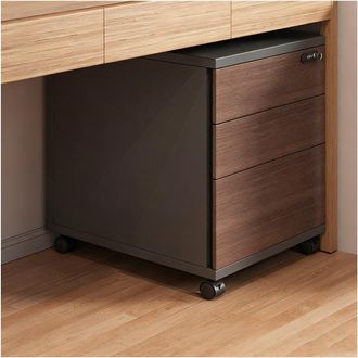 Generic B&uuml;ro-Aufbewahrungsschrank mit Schloss, Aktenschrank unter dem Schreibtisch, Aktenschr&auml;nke for die Organisation im Heimb&uuml;ro, Aktenschrank mit Rollen, f