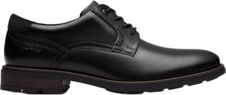 Clarks Homme, Chaussures, Noir, Taille: 42 1/2 EU Emmet Plain