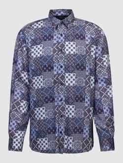 Joop Regular Fit Freizeithemd aus Lyocell mit Allover-Muster